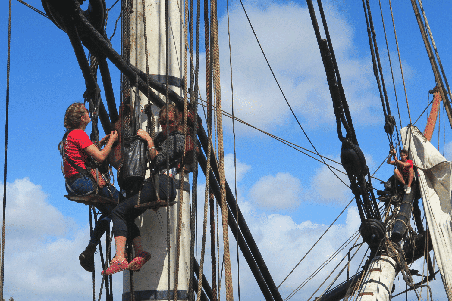 Peinture, gréement et formation - Hermione, La Frégate de la liberté