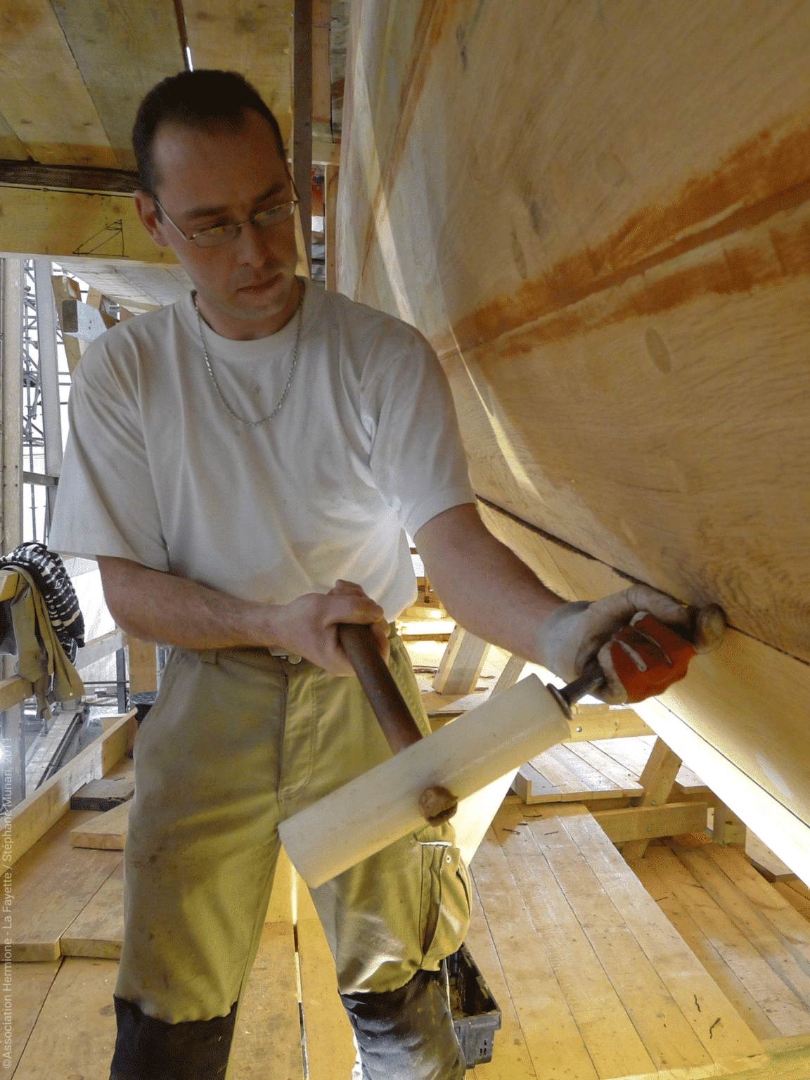 Calfatage de L'Hermione - Hermione, La Frégate de la liberté